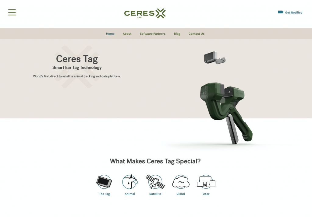 Ceres Tag Website - Mike Healy Web Dev