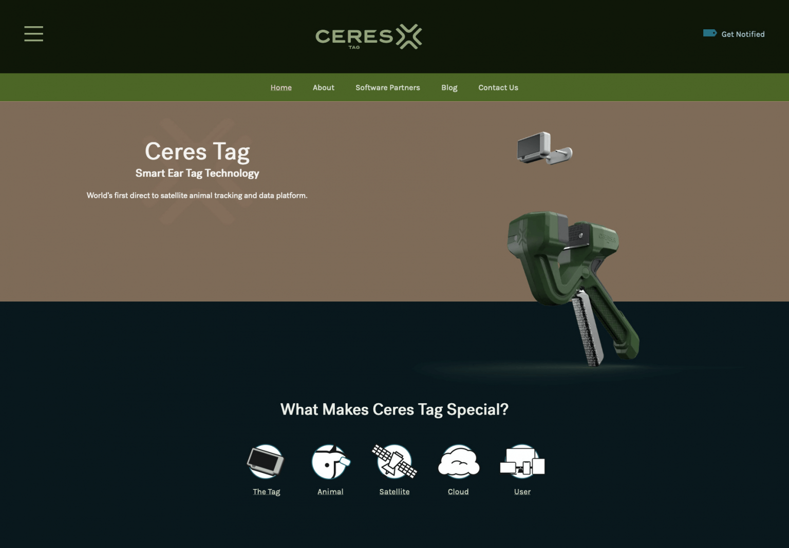 Ceres Tag Website - Mike Healy Web Dev